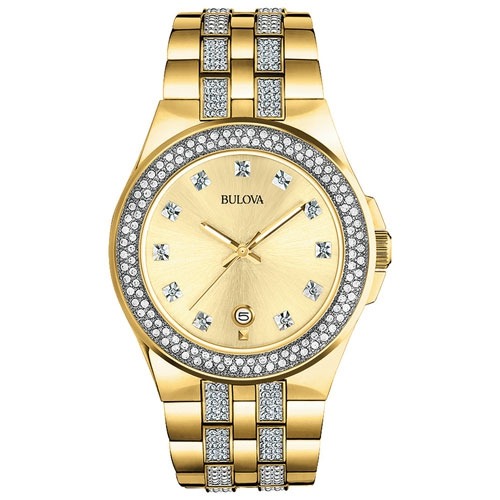 Gents Bulova Crystal Watch 3 Year Warranty 98B174 CLEARANCE FINAL SALE Anthony Jewellers